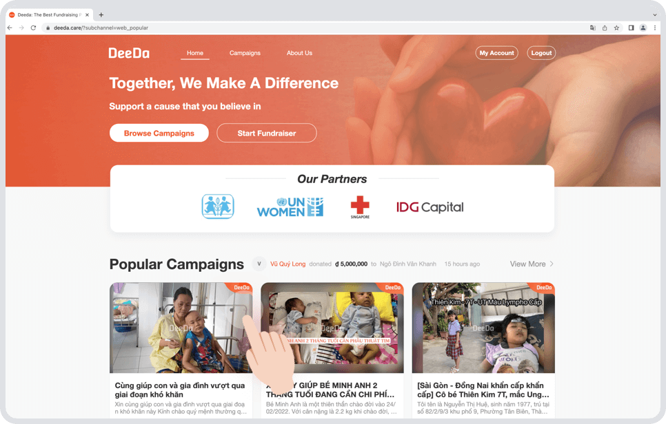 DeeDa: The Best Global Fundraising Platform | Trusted, Efficient, Secure